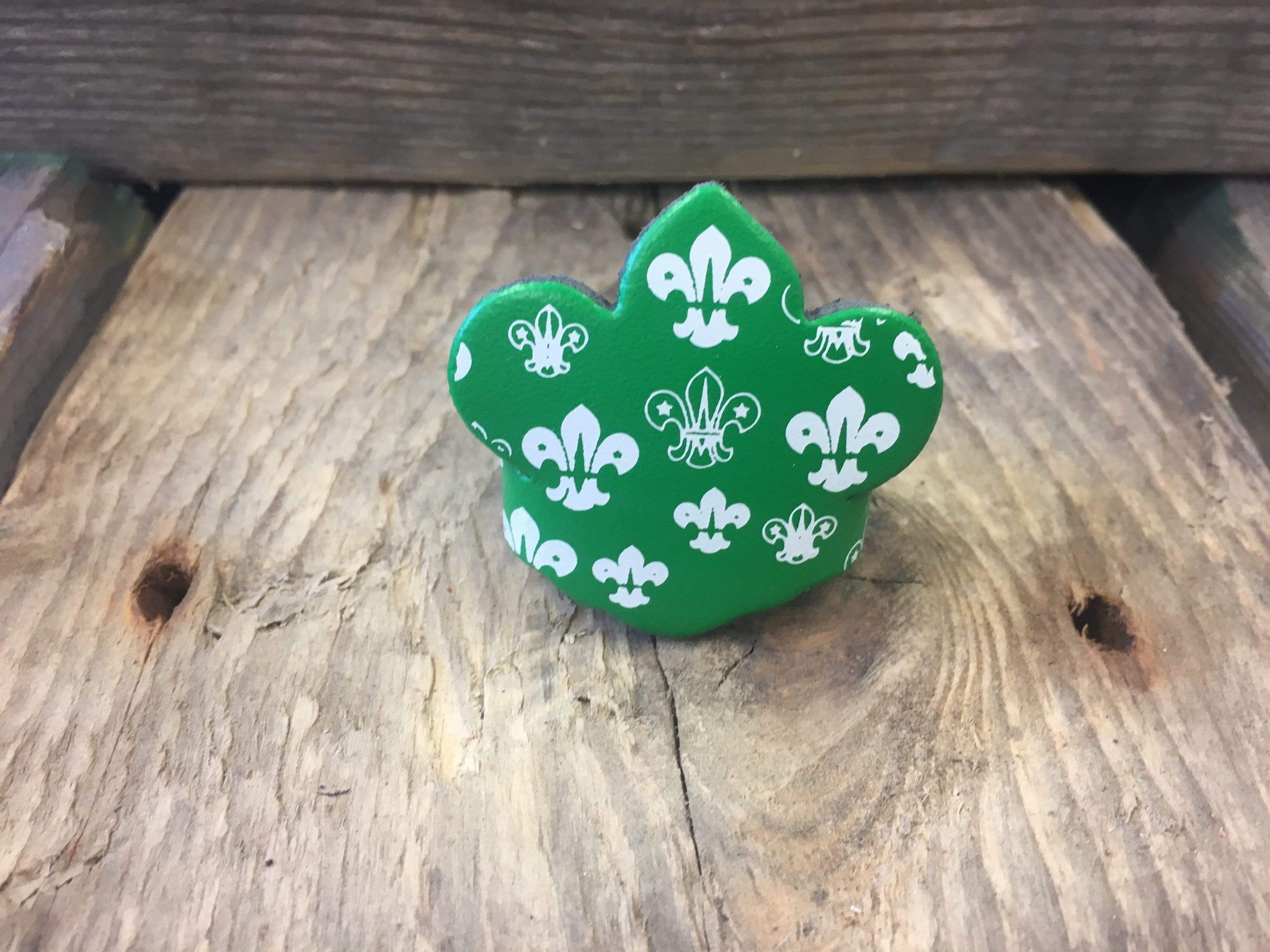 Leather Scout Woggle | Fun Fluer De Lis Scout Woggle | Free UK Shippin ...