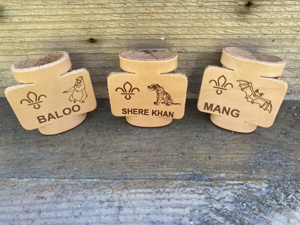 Handmade Jungle Name Scout Woggle | Cub Scout Leader Name Woggle | £5 ...
