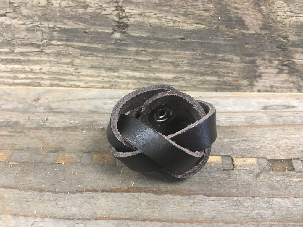 Traditional Leather plaited Scout Woggle | Leather Plaited Woggle with ...